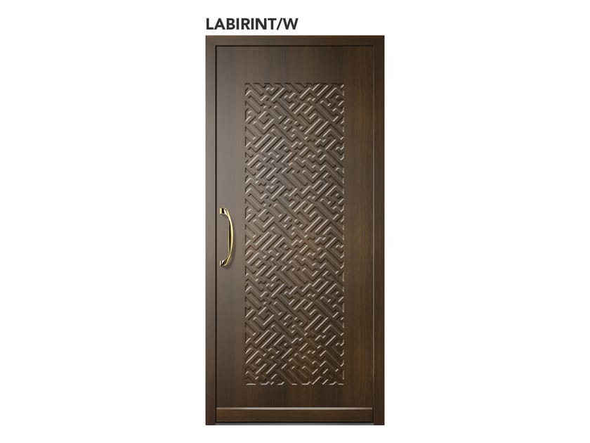 Aluminium armoured door panel LABIRINT Aluform® Emotion Collection By ...