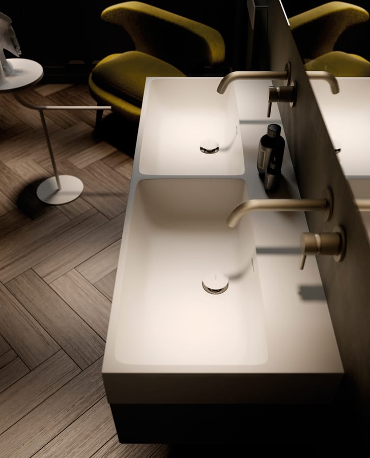 LABO | Double washbasin By INBANI