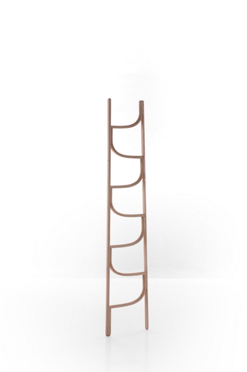 LADDER Solid wood magazine rack / towel rack By Wiener GTV Design ...