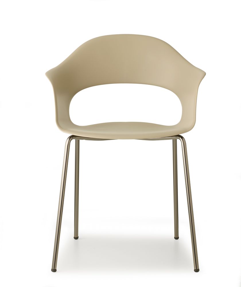 LADY B Technopolymer chair with armrests By SCAB DESIGN | design Studio ...