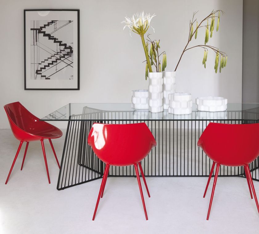 LAGÒ | Polyurethane chair By Driade design Philippe Starck