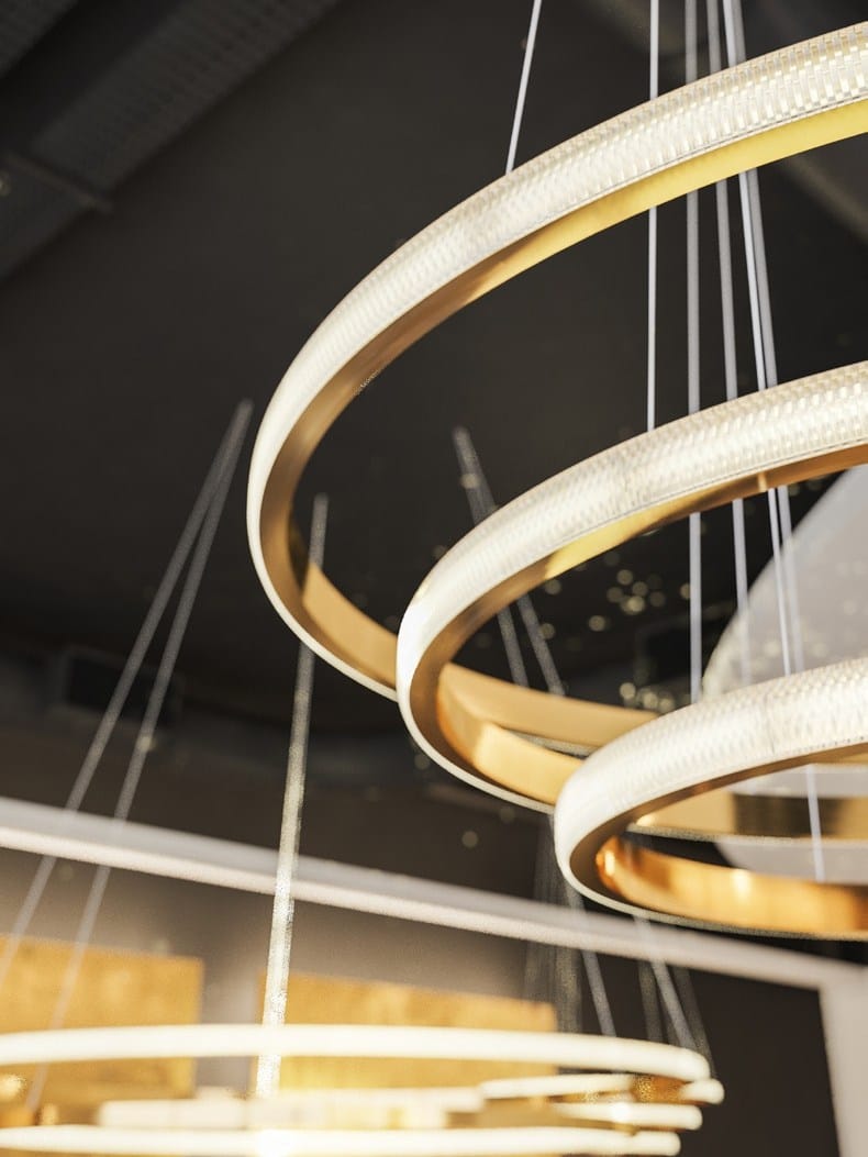 LAHTI LED metal pendant lamp By Cameron Design House