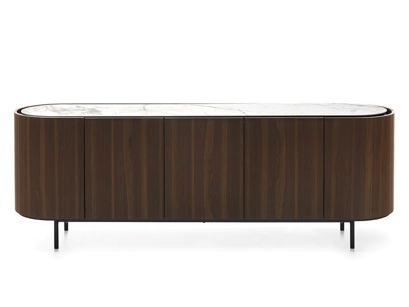 LAKE Buffet en bois avec portes By Calligaris | design Busetti Garuti ...