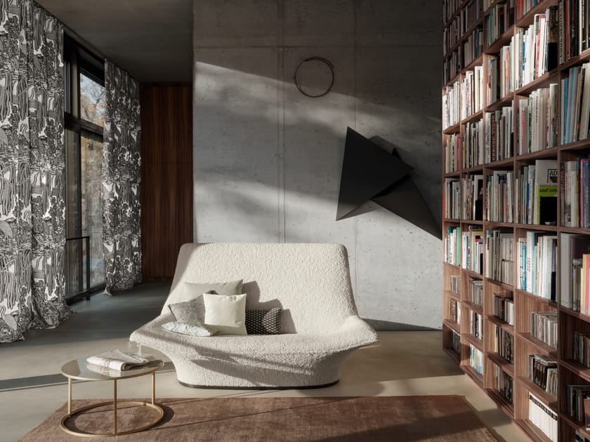 LAKEVIEW Embroidered cotton and viscose fabric By Zimmer + Rohde