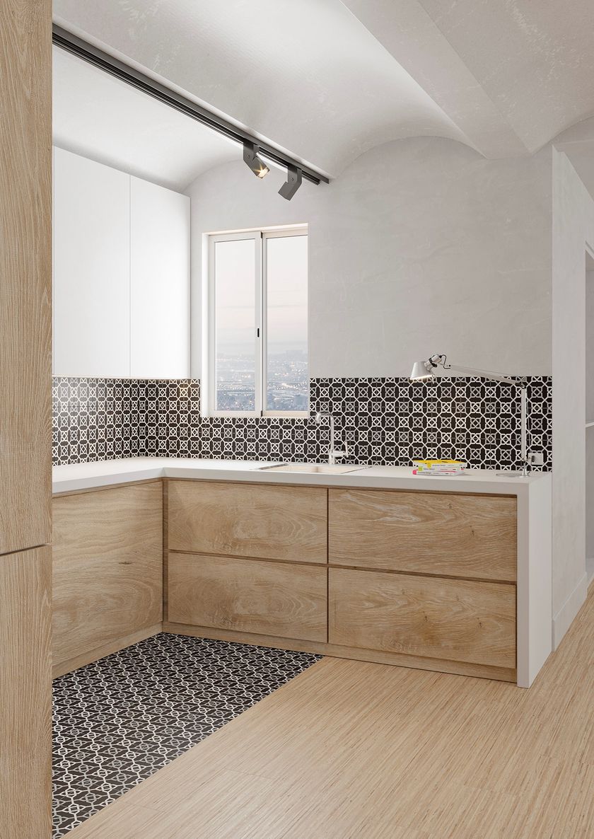 Glazed porcelain stoneware wall/floor tiles with wood effect LAMA ROBLE ...