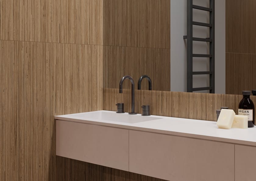 Glazed porcelain stoneware wall/floor tiles with wood effect LAMA ROBLE ...