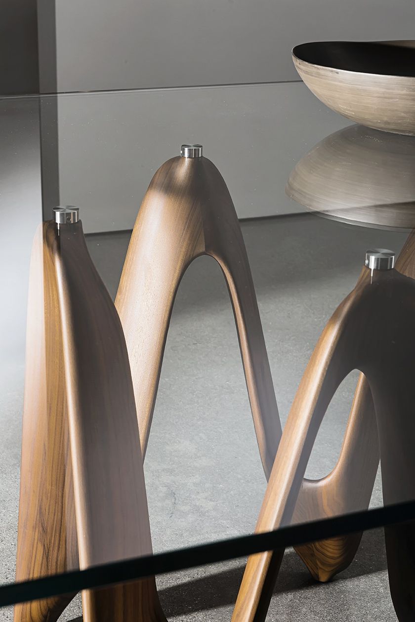 LAMBDA | Square table By Sovet italia design Gianluigi Landoni