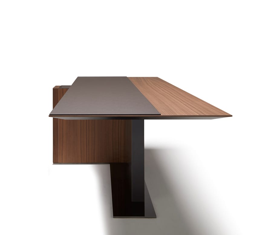 LAMESA | Executive desk Rectangular walnut executive desk By José ...