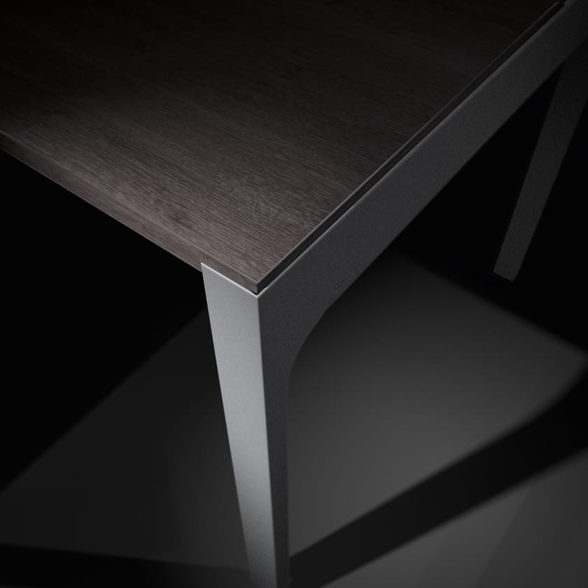 LANCE Rectangular wood veneer meeting table By Ofifran | design Dorigo ...