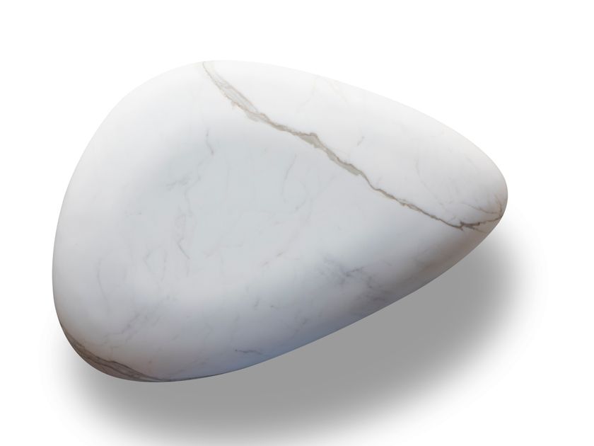 Statuary marble coffee table LAPIS SMALL By SAGEVAN MARMI