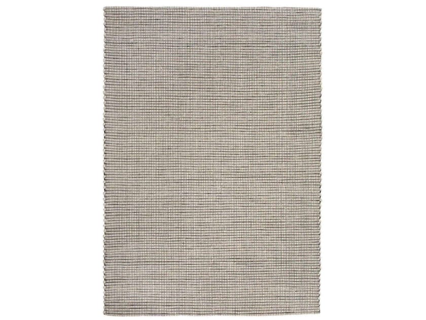 Rectangular wool rug with geometric shapes LARIO By Vivaraise