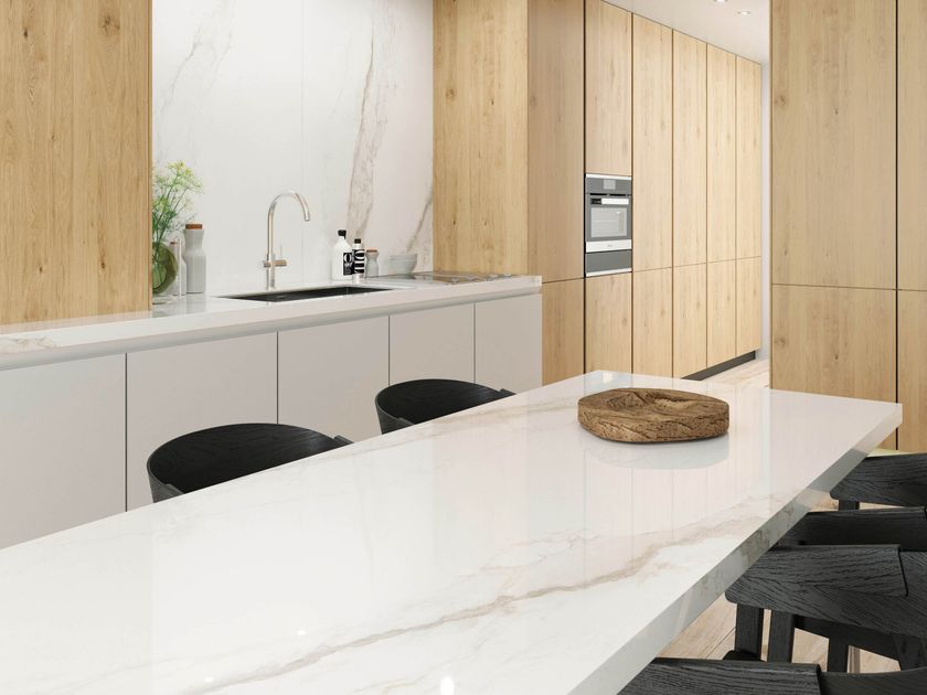 Countertop, furniture coating, floor and wall cladding LARSEN MDi By Inalco