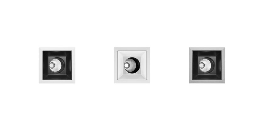 LASER BLADE L Recessed adjustable die cast aluminium spotlight By iGuzzini