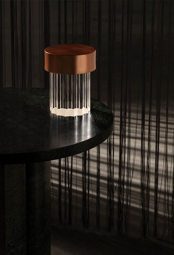 LAST ORDER FLUTED Table lamp By Flos | design Michael Anastassiades ...