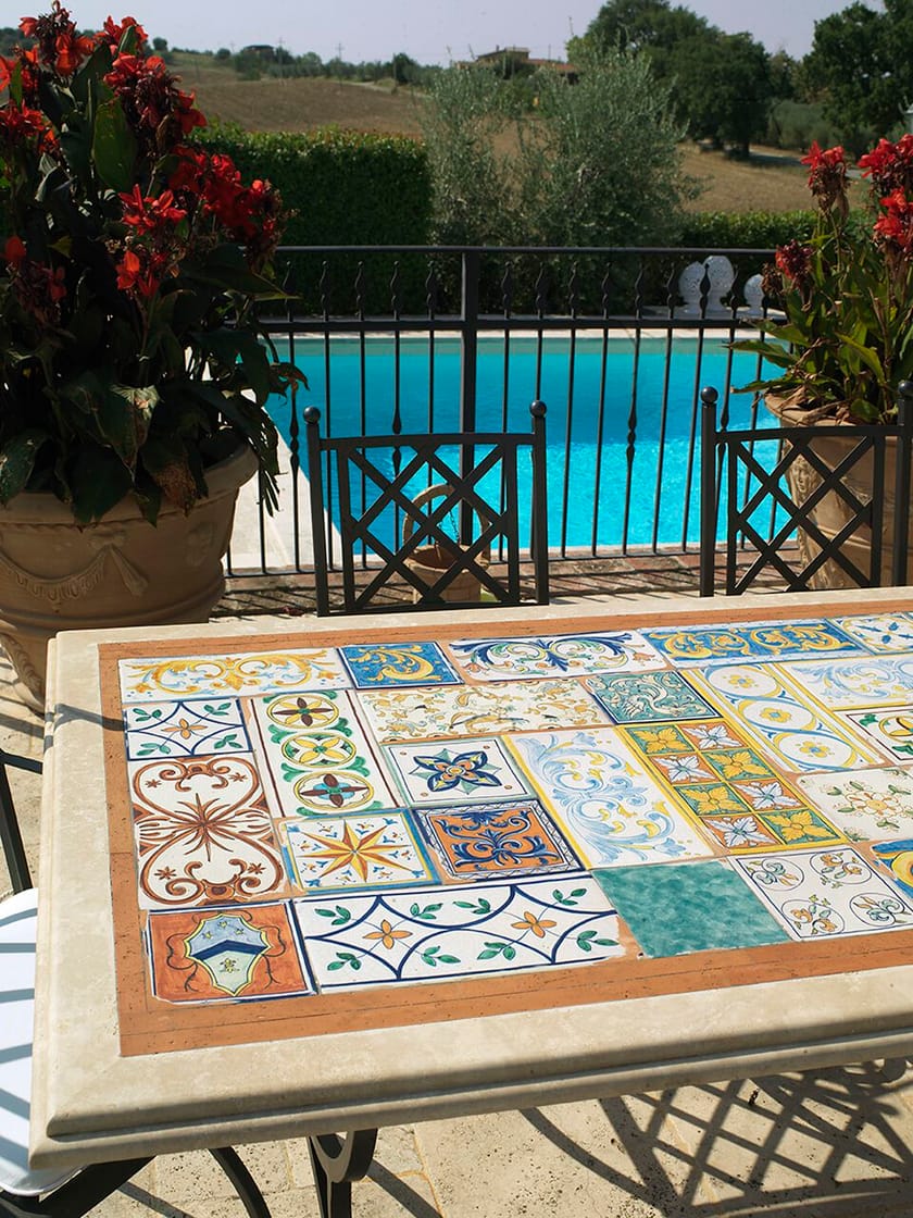 PATCHWORK 桌子 By Antica Deruta