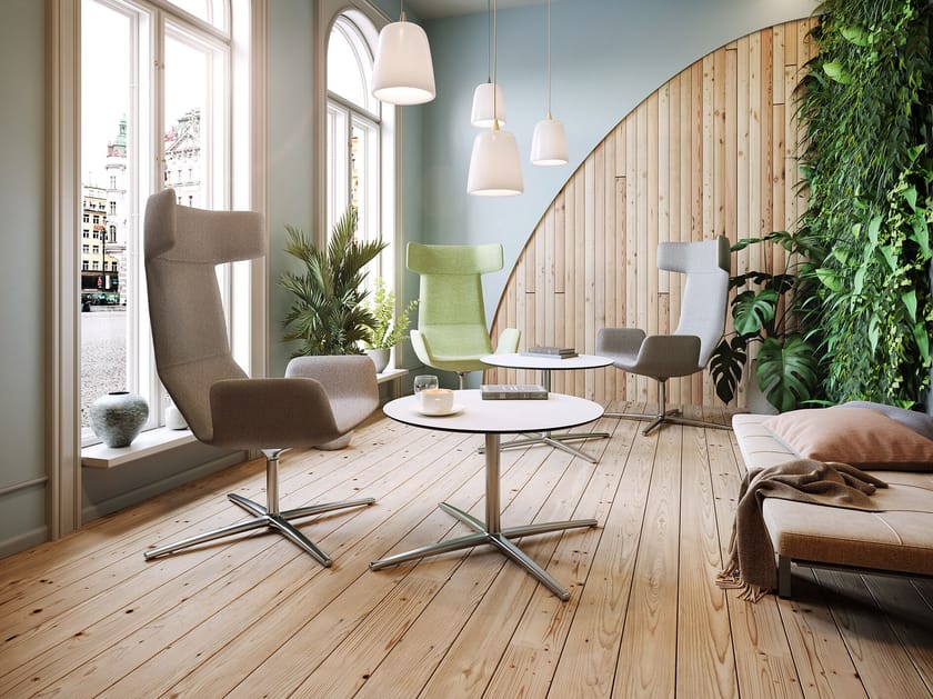 FLEXI LOUNGE FL-XLBR-RA-N1 Poltrona a razze a orecchioni girevole in ...