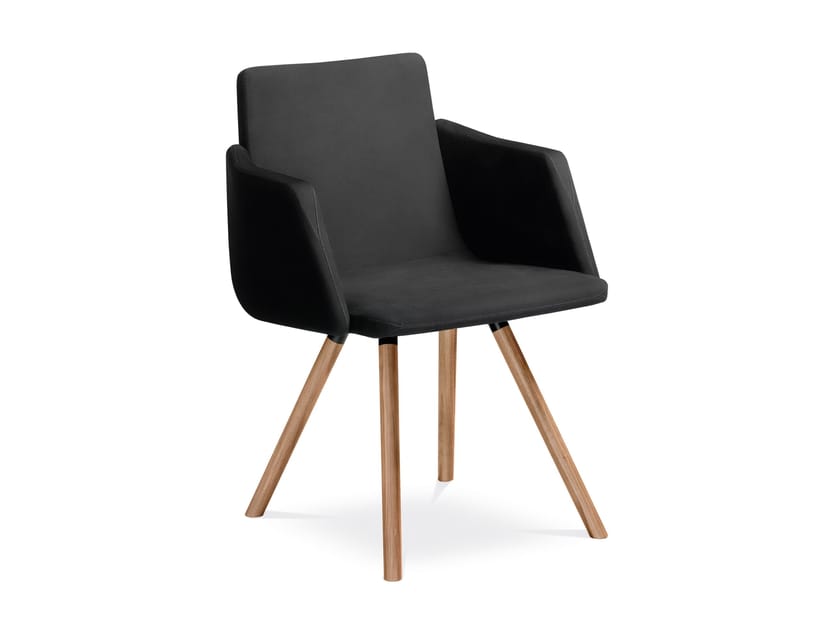 HARMONY 835-D Fabric chair with armrests By LD Seating | design Baldanzi & Novelli