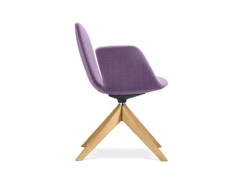 HARMONY MODERN 870 FW Swivel trestle-based fabric training chair By LD ...
