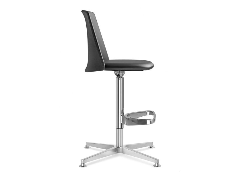 MELODY CHAIR 367 F34-N6 Leather stool with gas lift By LD Seating ...