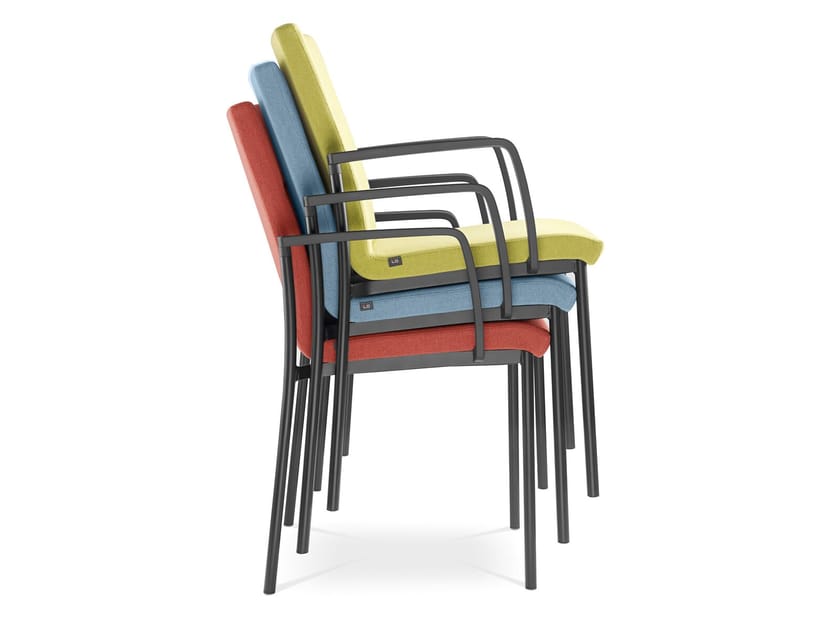 SEANCE CARE 070-N1 BR-N1 Fabric training chair with armrests By LD Seating