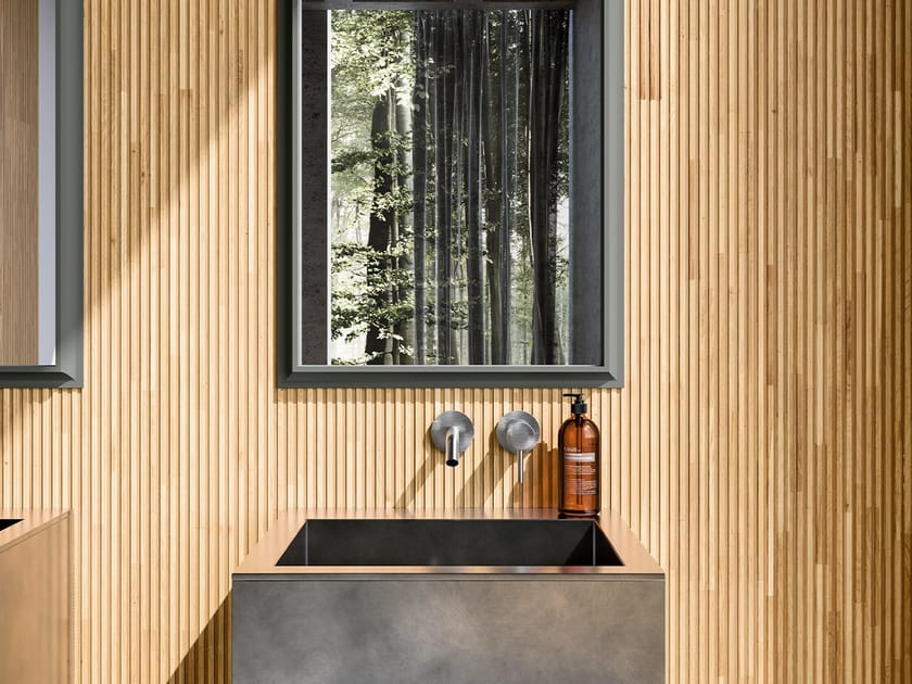 LE RIGHE Wooden boiserie By ITLAS