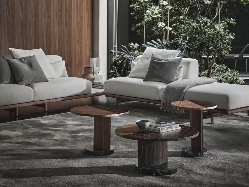 LEAF | Coffee table Round wooden coffee table By Porada | design ...