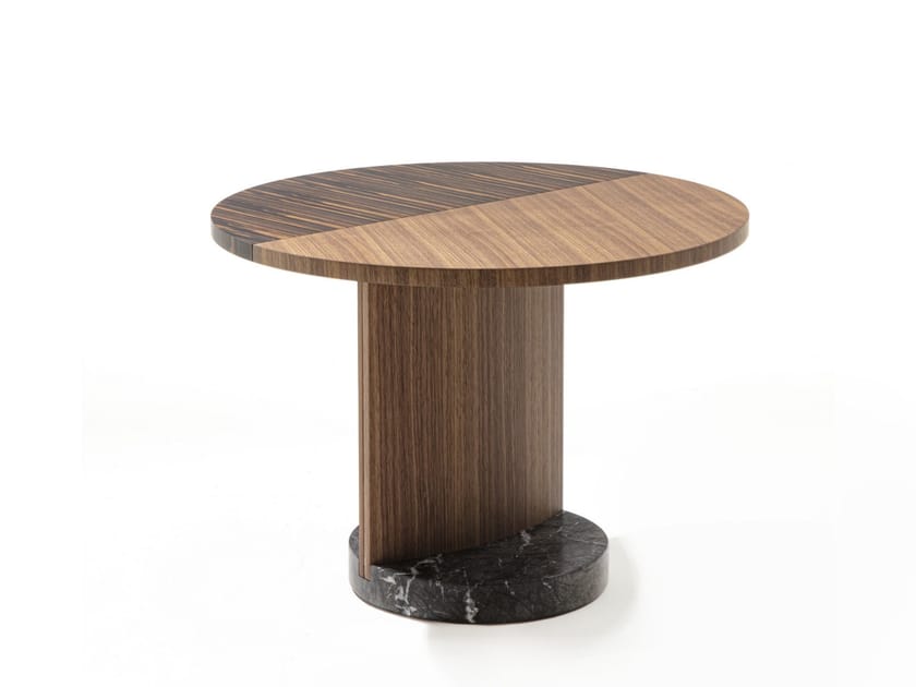 LEAF | Coffee table Round wooden coffee table By Porada | design ...