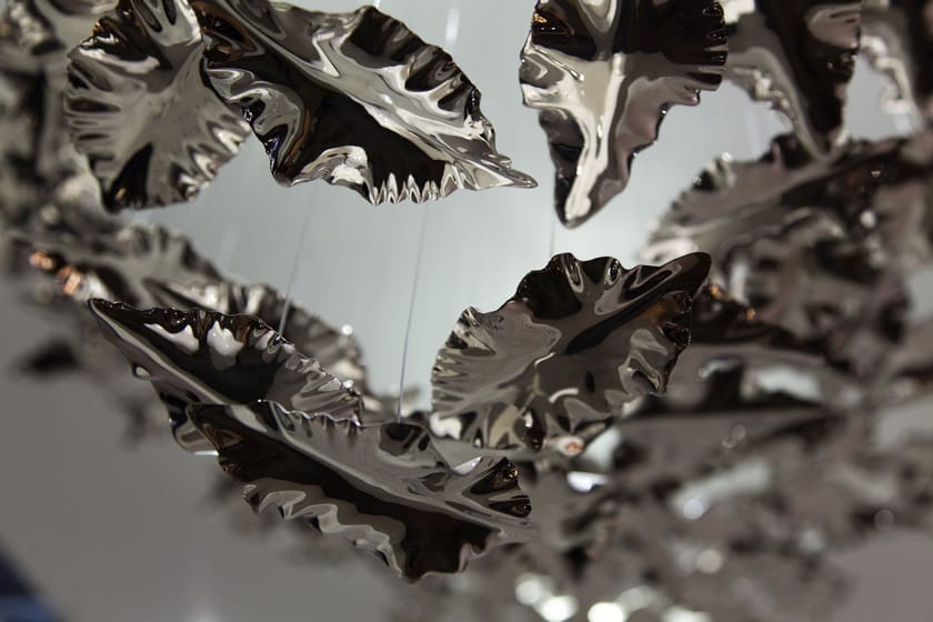 LEAF NATURAL CANOPIES LED porcelain pendant lamp By Haberdashery