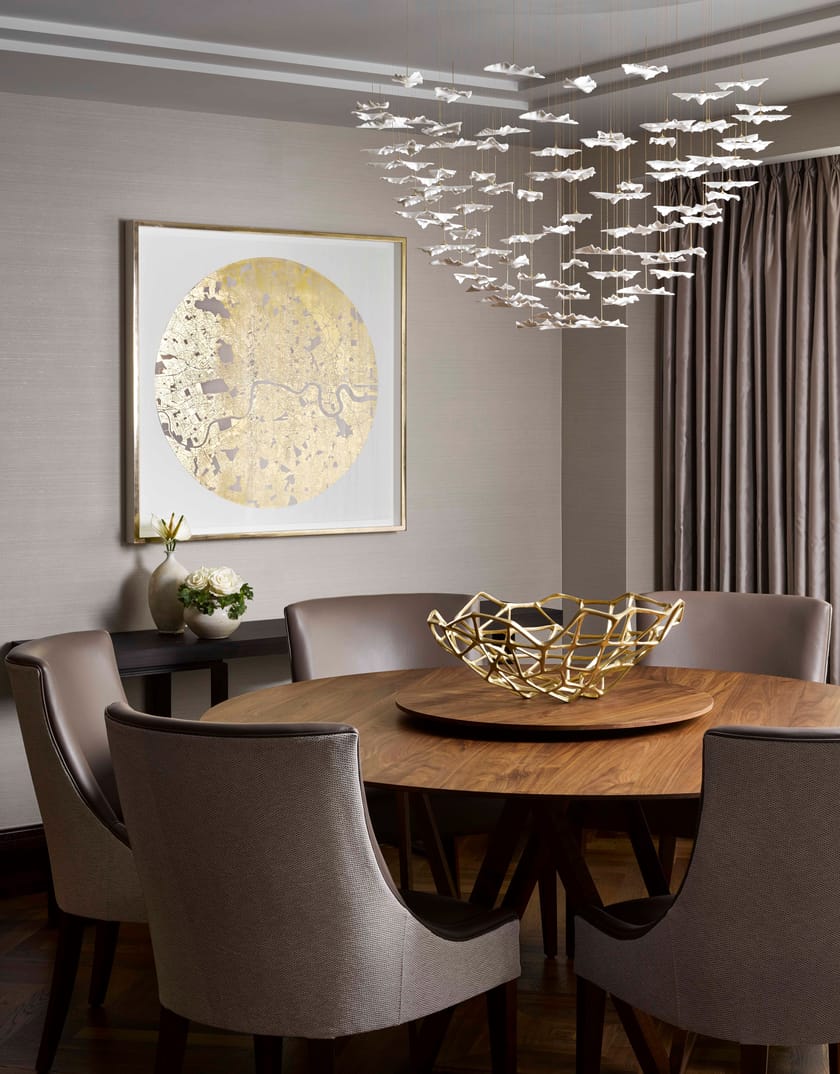 LED porcelain pendant lamp LEAF DOMED CANOPIES By Haberdashery