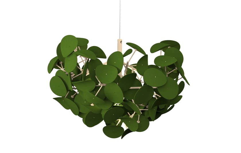 LEAF LAMP PENDANT Acoustic felt pendant lamp By Green Furniture Concept ...
