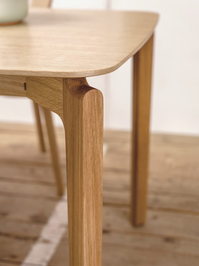 LEAF Rectangular wooden table By TON | design E-ggs