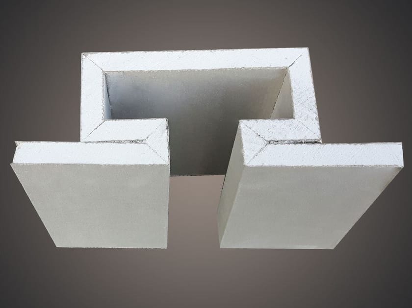 Ceiling mounted lighting profile for LED modules LED 004 By Profilgessi