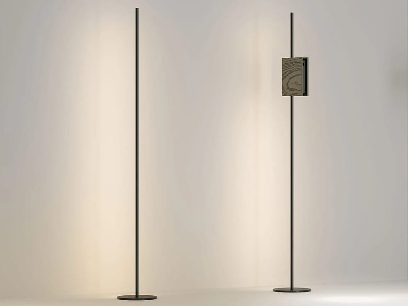 Aluminium and Wood Office floor lamps | Archiproducts