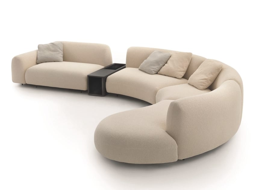TOKIO Sectional curved fabric sofa By arflex | design Claesson Koivisto Rune