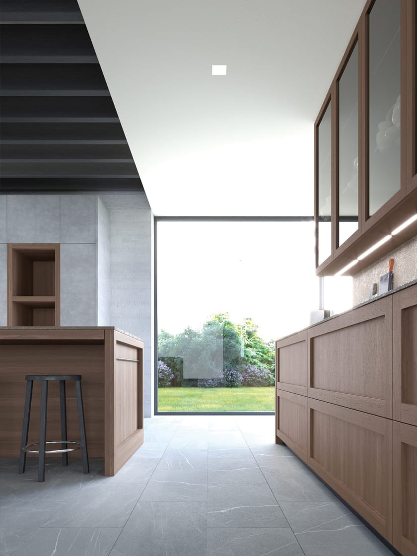 LEGNO VIVO 2.6 | Kitchen with island By GD Arredamenti design Roberto ...