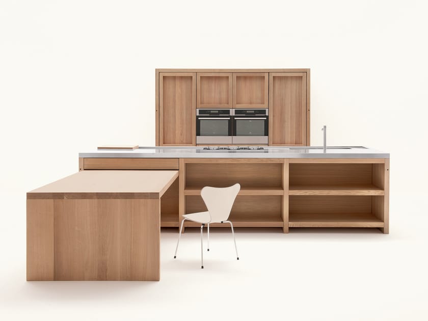 Oak kitchen with island LEGNO VIVO By GD Arredamenti design Roberto ...