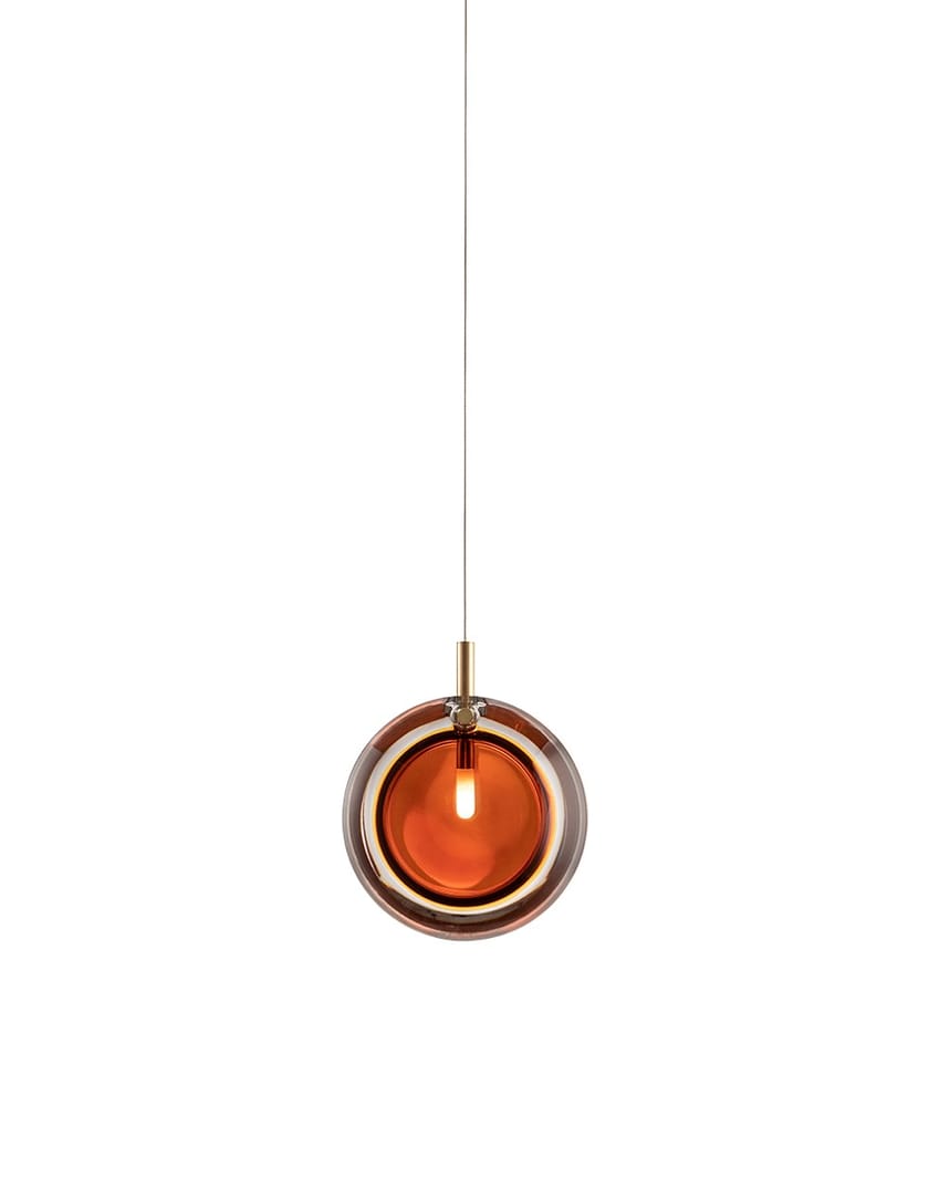 LENS Handmade glass pendant lamp By bomma