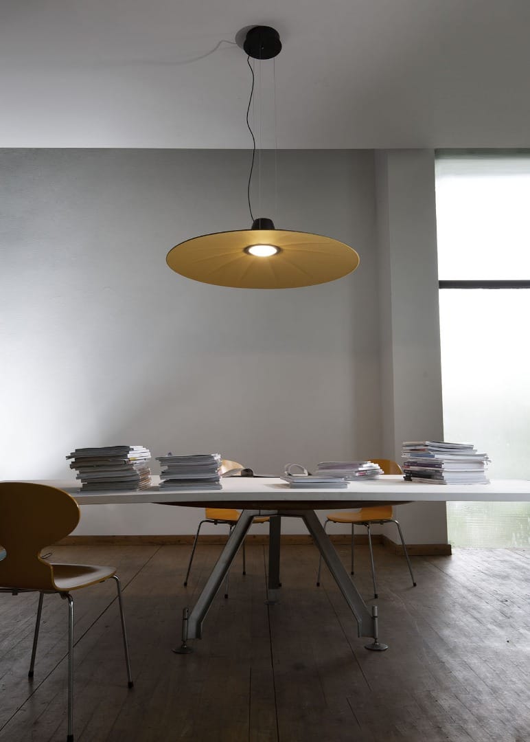LENT Acoustic pendant lamp By Martinelli Luce | design YONOH