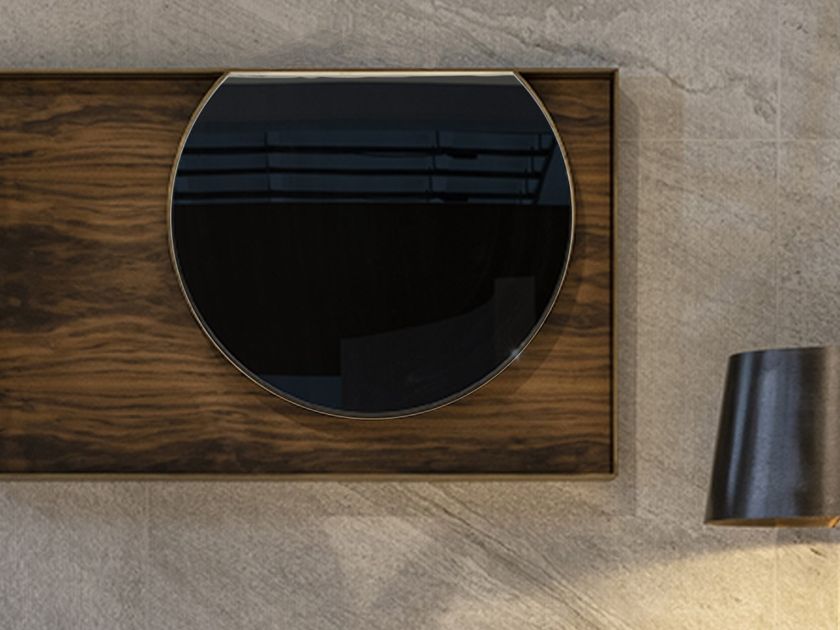 LENTINI | Mirror with integrated lighting Mirror / decorative panel By ...