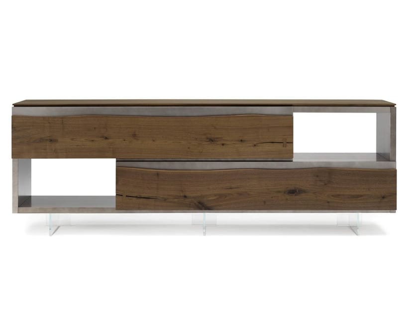 LEONARDO L421 sideboard with flap doors By Arte Brotto