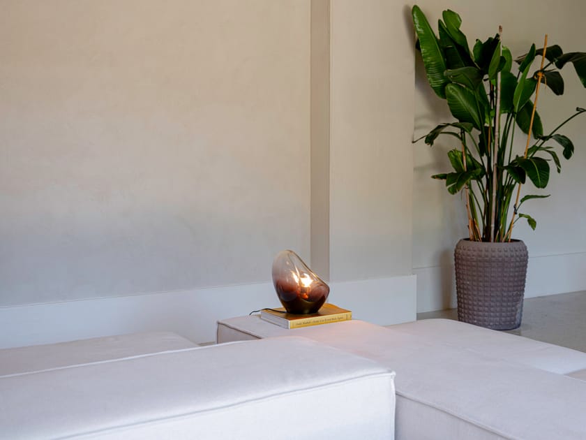 LIGHTBODY T LED glass table lamp By LEUCOS | design Jörg Hugo