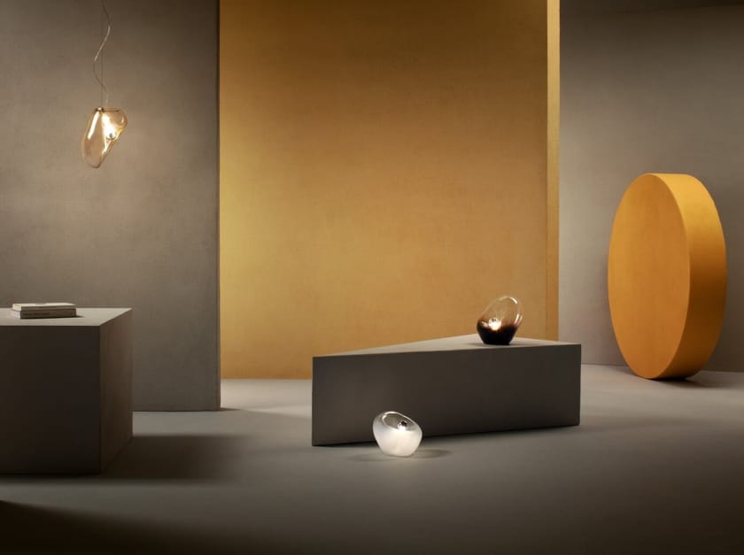 LIGHTBODY T LED glass table lamp By LEUCOS | design Jörg Hugo