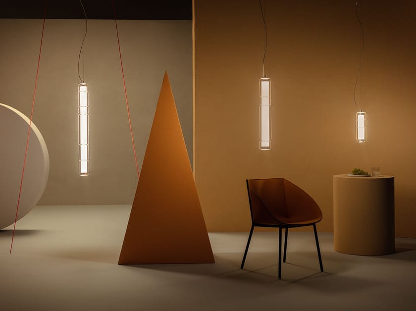 STACKING S 30 V Pendant lamp By LEUCOS | design David Rockwell