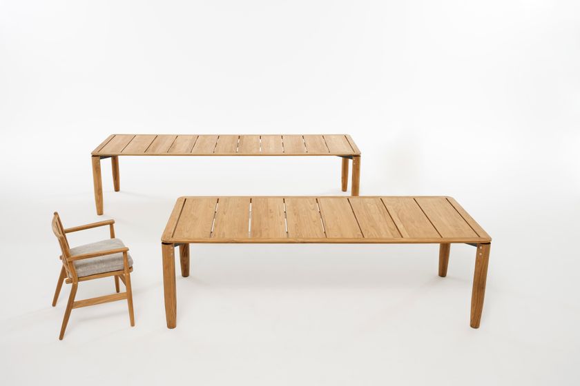 Rectangular teak garden table LEVANTE 030 Levante Collection By RODA ...