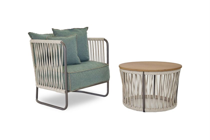 LEVANTE VELVET ROPE | Coffee table By Rever design Studio Marco Piva