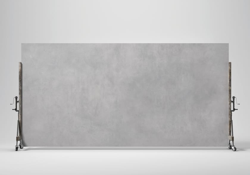 LEVEL CONCRETE Porcelain stoneware kitchen worktop with concrete effect ...