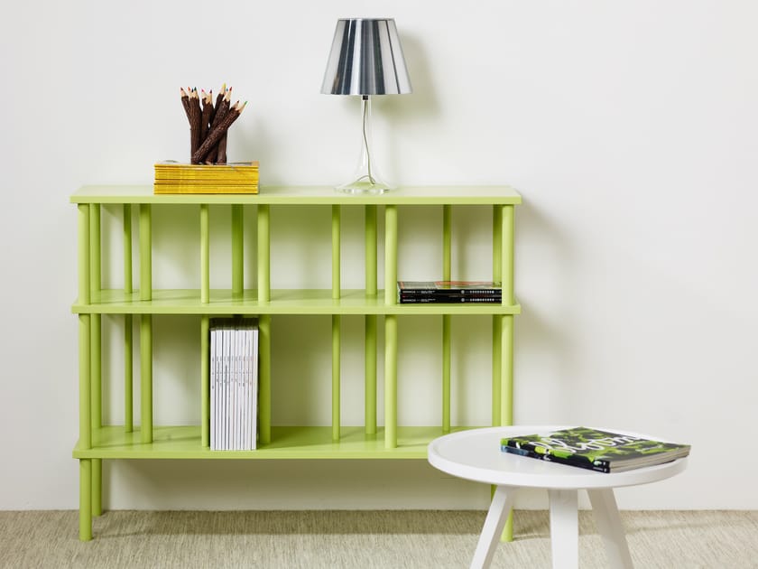 Open double-sided bookcase LEVEL By Karl Andersson design Lina Nordqvist