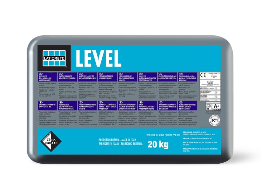 Self-levelling screed LEVEL Surface Preparation Collection By LATICRETE