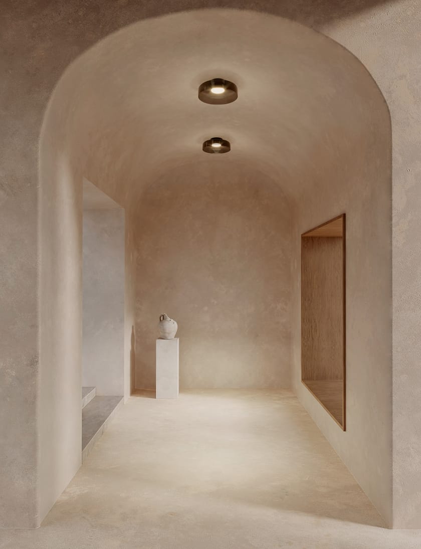 LEVELS LED glass ceiling lamp By LedsC4 | design Nahtrang