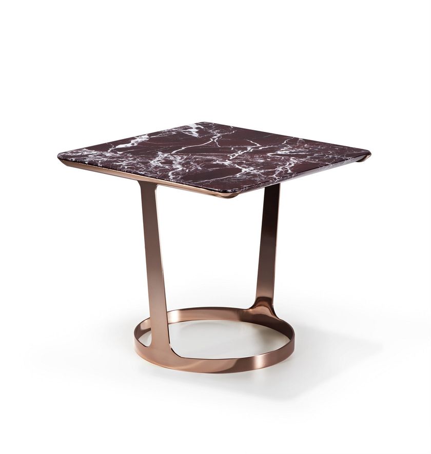 Square marble coffee table LEVITY By Longhi design Ben Wu